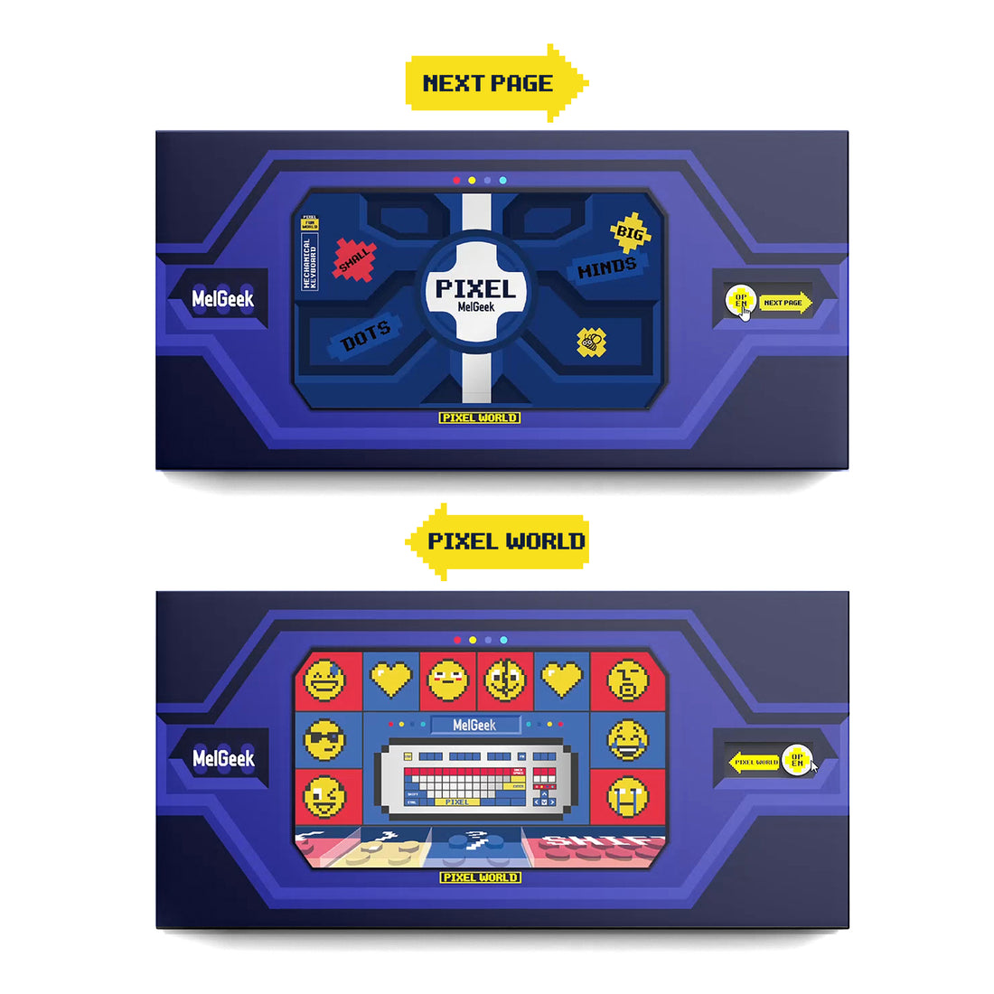 MelGeek Pixel Palette Brick-Compatible Customize Mechanical Keyboard