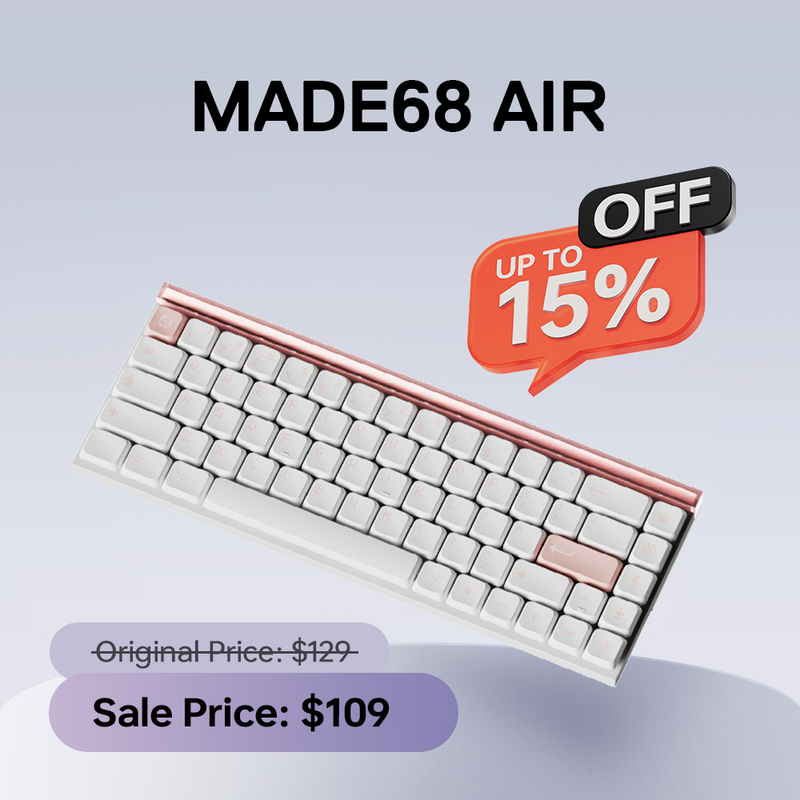MADE68 AIR Low-profile Magnetic Switch Gaming Keyboard