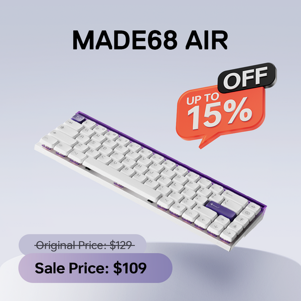 MADE68 AIR Low-profile Magnetic Switch Gaming Keyboard
