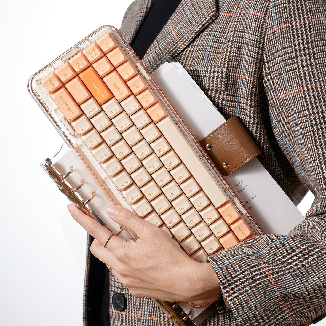 MelGeek Mojo68 Rose Mechanical Keyboard