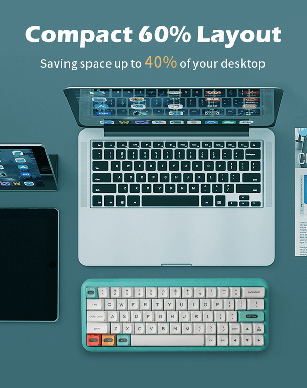 Mojo Aluminum Bluetooth/Wireless/Wired Mechanical Keyboard