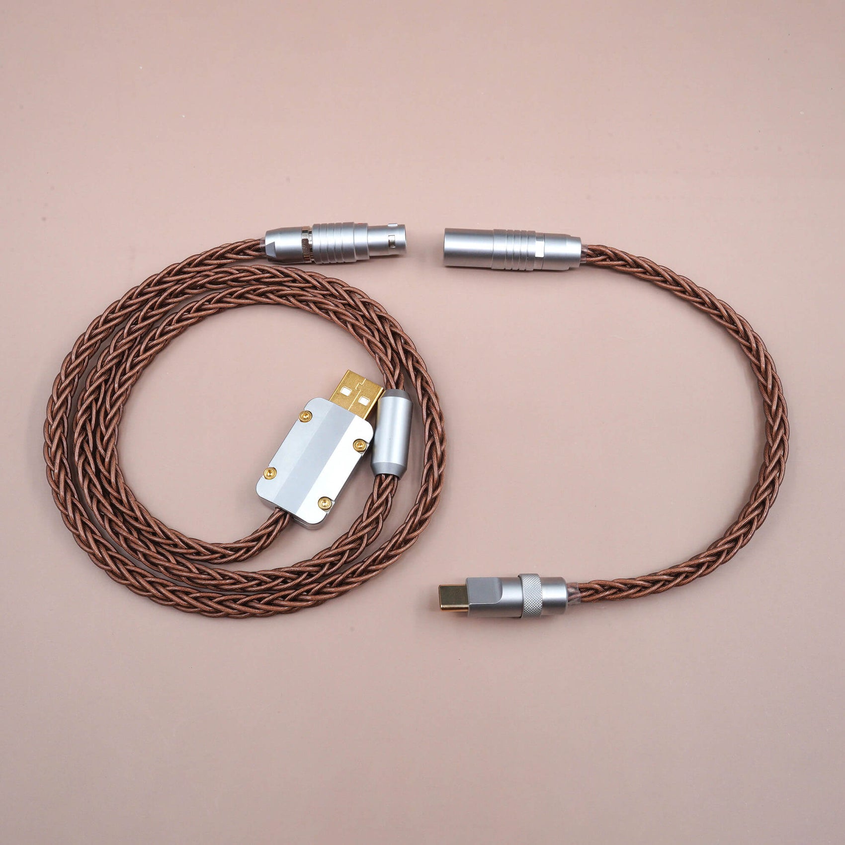 MelGeek Silver Jacketed Monocrystal Copper USB Cable