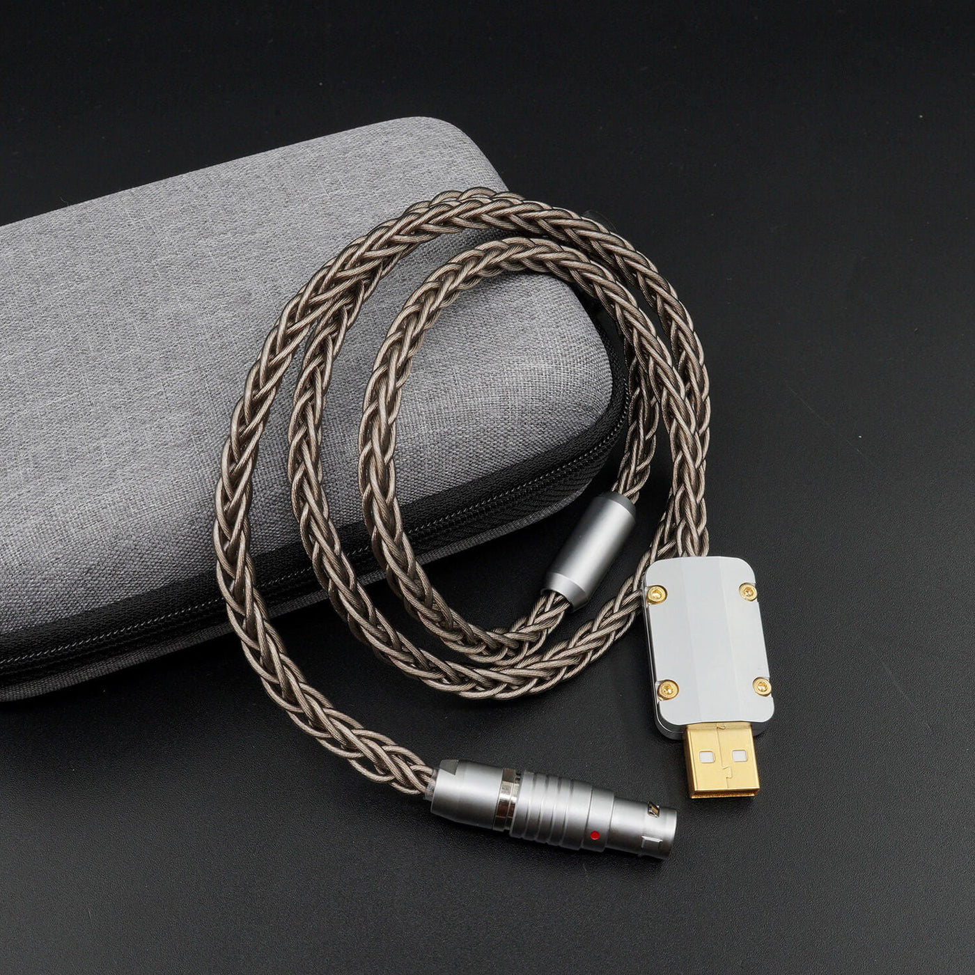 MelGeek Silver Jacketed Monocrystal Copper USB Cable